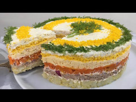 Ən Dadlı  Klassik MİMOZA SALATI.