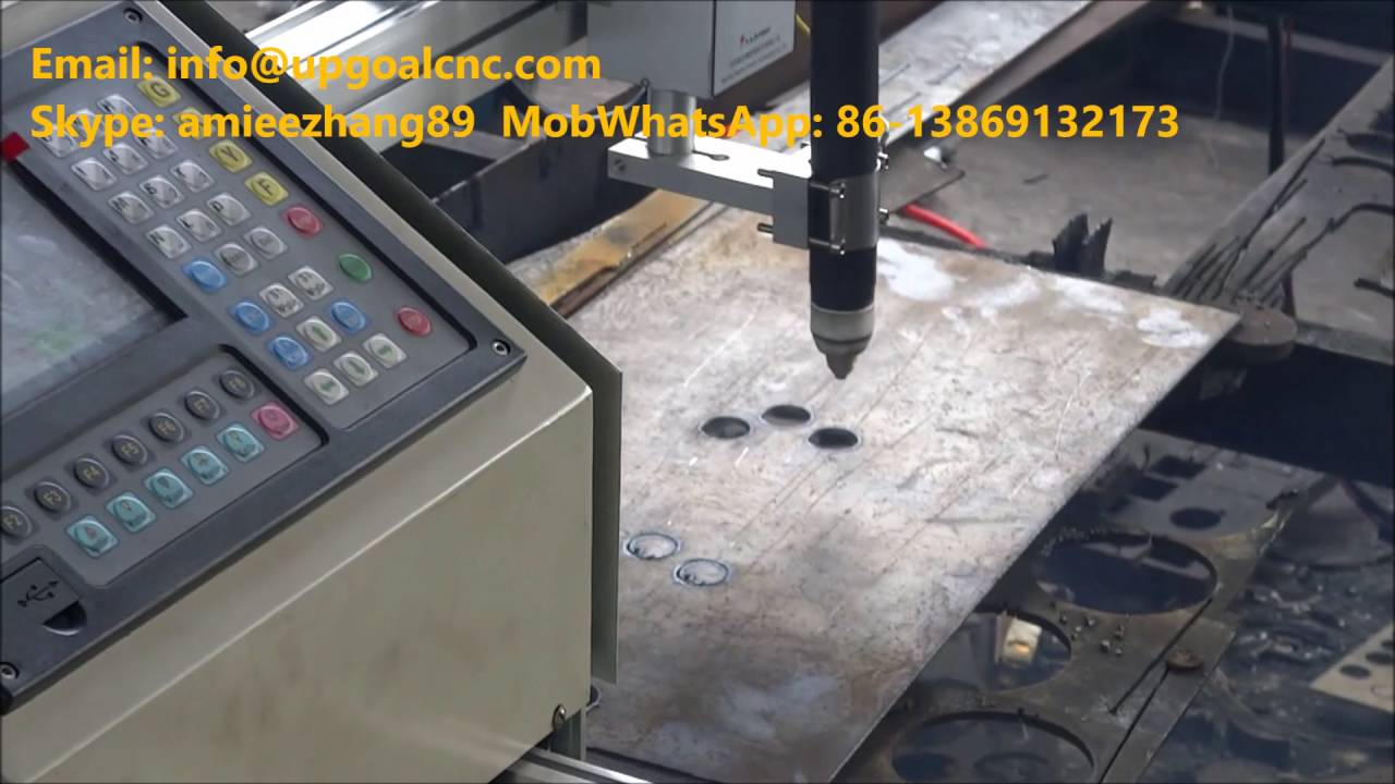 Portable Type CNC Plasma Cutting Machine for 5mm Carbon Steel Cutting ...