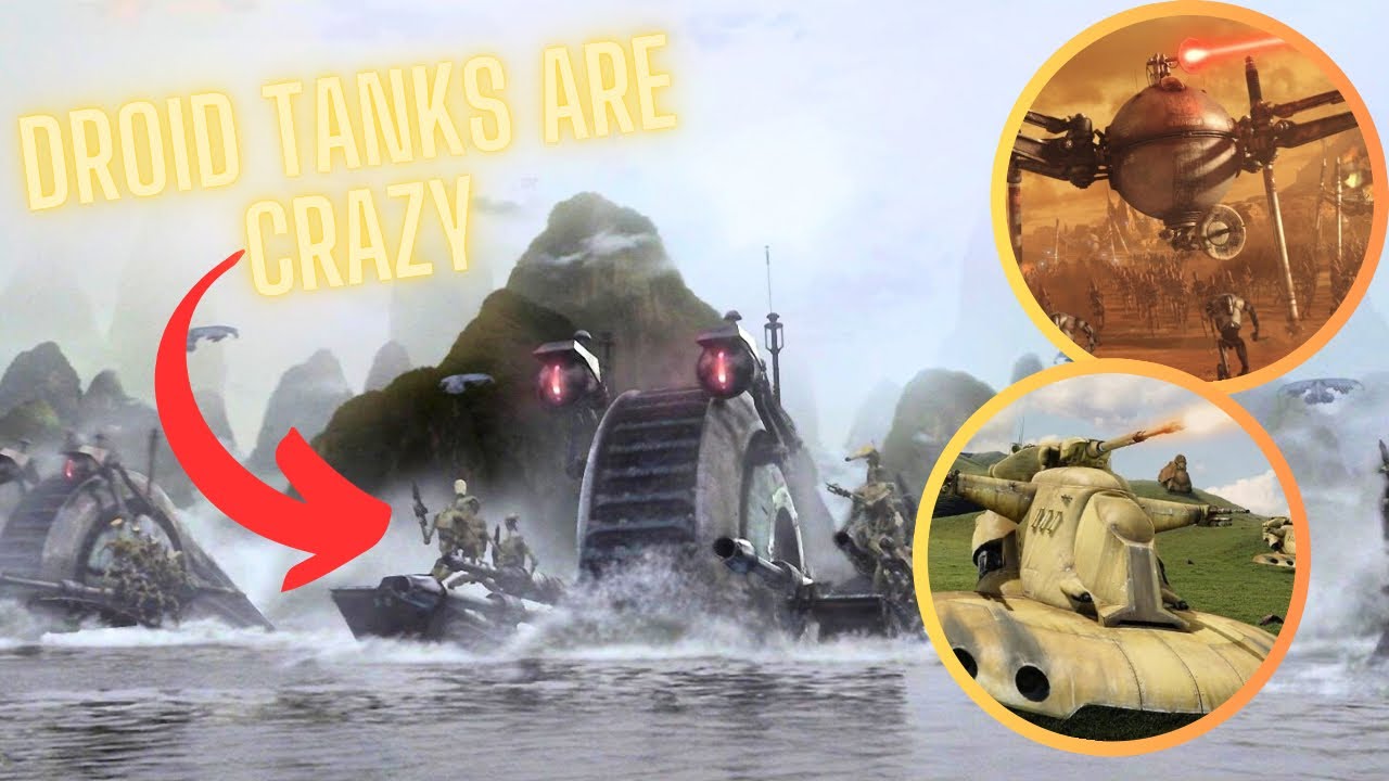 Droid Tanks and Heavy Armor! Separatist Army - YouTube