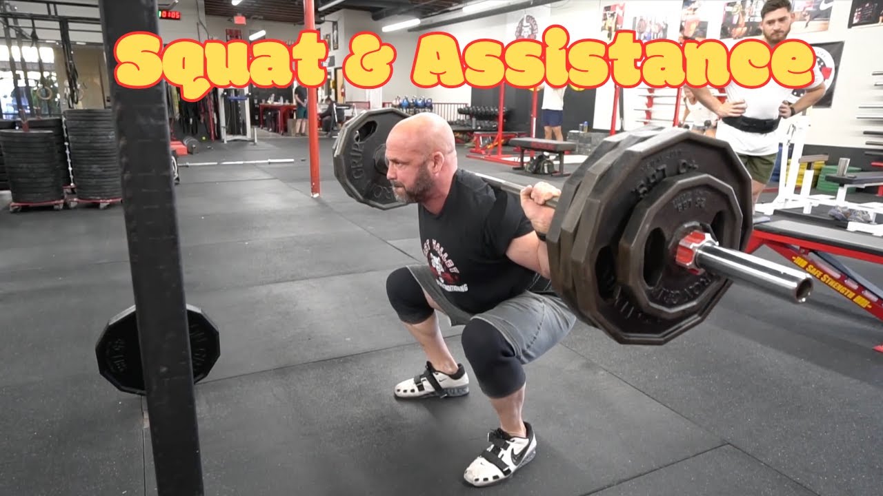 Russian Squat Routine Preparation. Squat 6x2 - YouTube