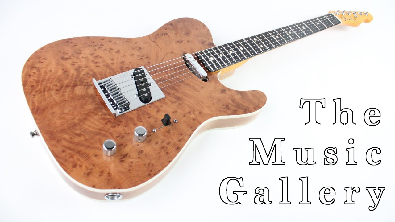 Fender Custom Shop Redwood Telecaster NOS - YouTube