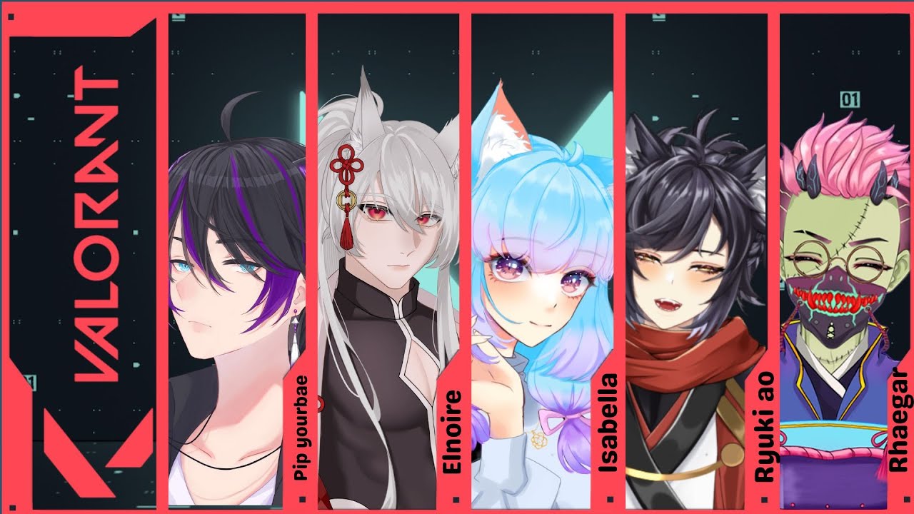 【VALORANT】VP VALO WITH RYUKI,ELNOIRE,PIP YOURBAE,RHAEGAR - YouTube