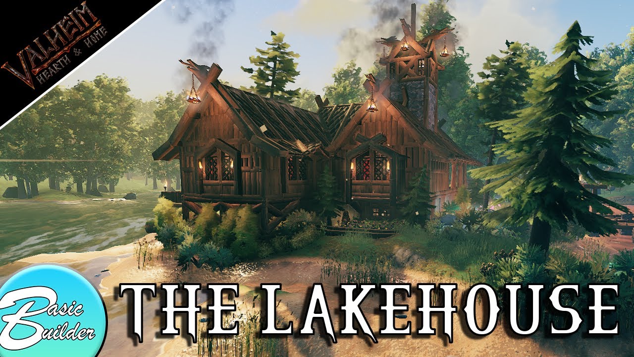 Valheim | The Lakehouse Home Tour | Hearth & Home - YouTube