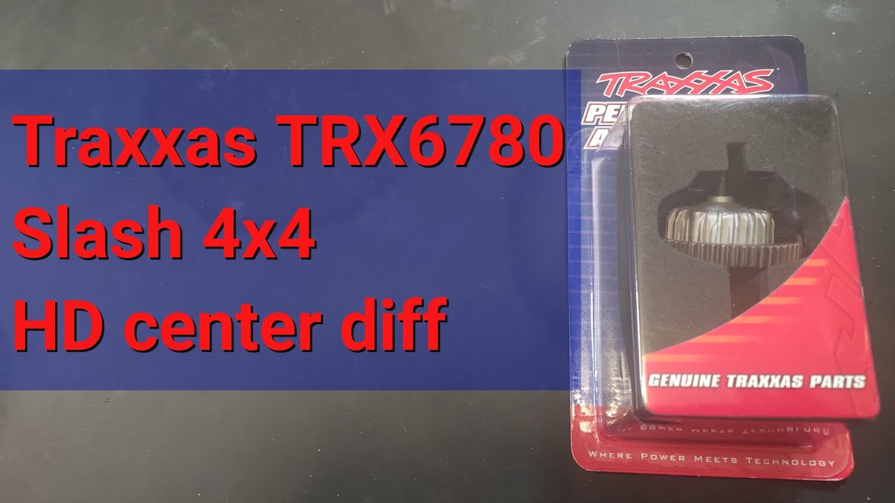 Traxxas slash 4x4 HD centre diff TRX6780 - YouTube