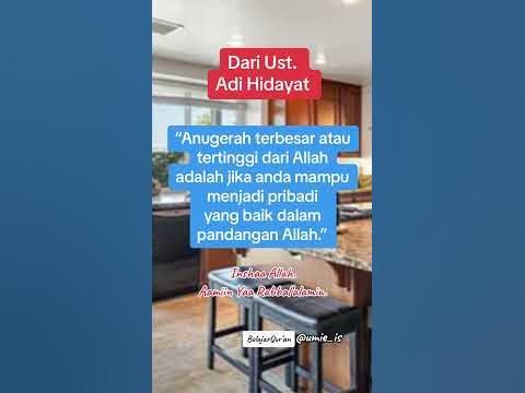 Anugerah Terbesar Itu … | Dari Ust. Adi Hidayat - YouTube