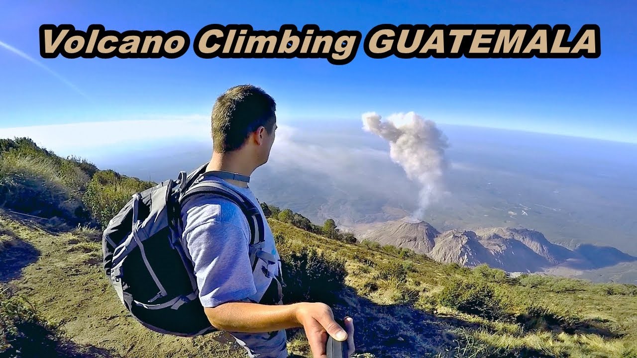 Climbing Santa María and Santiaguito volcanoes / Guatemala - YouTube