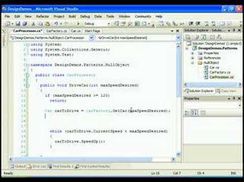Null Object Design Pattern in C# - YouTube