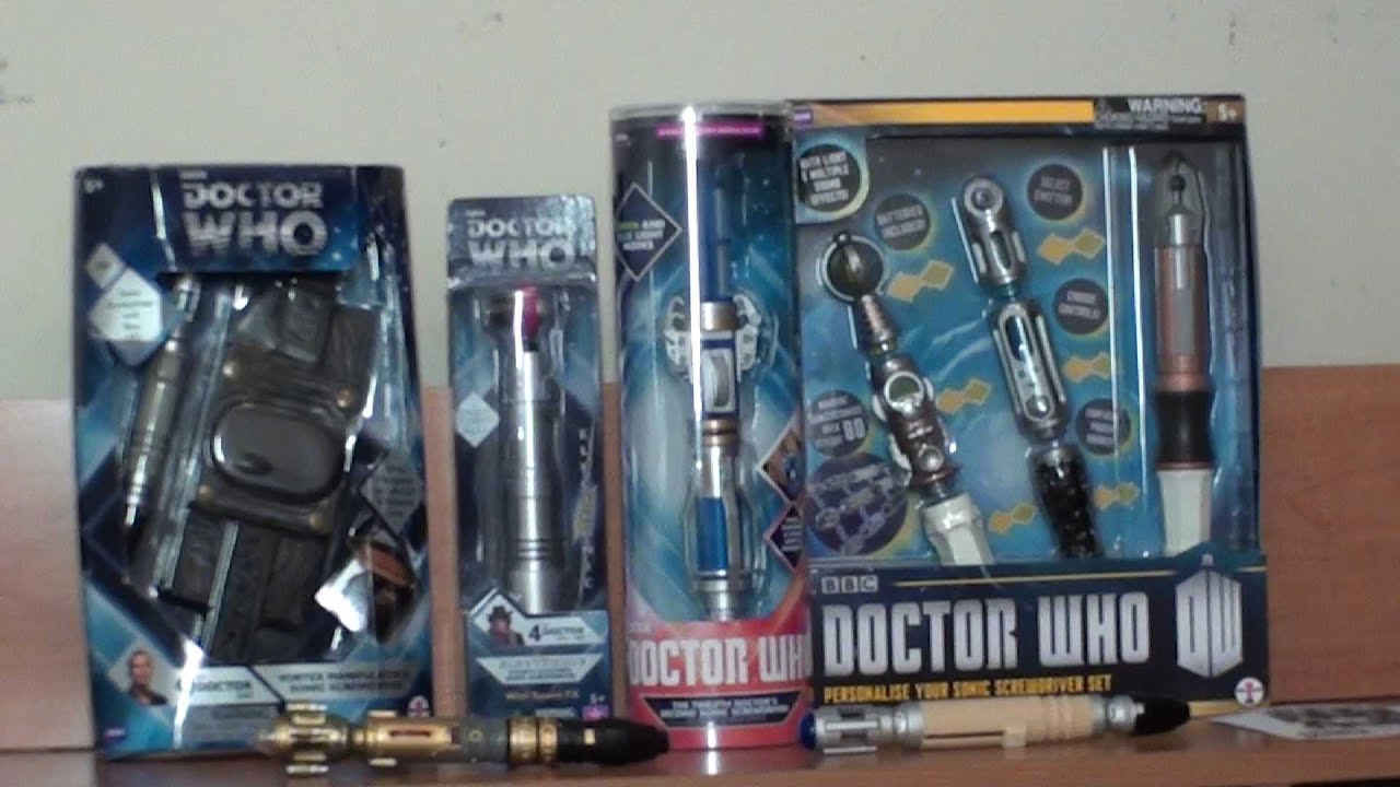 Doctor Who Sonic Screwdriver Collection 2016 - YouTube