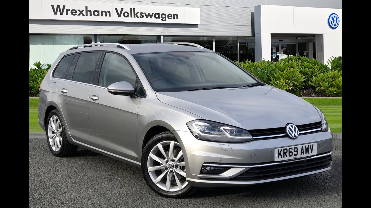 Volkswagen Golf 2.0TDI GT Edition Estate DSG Tungsten Silver Used Car ...