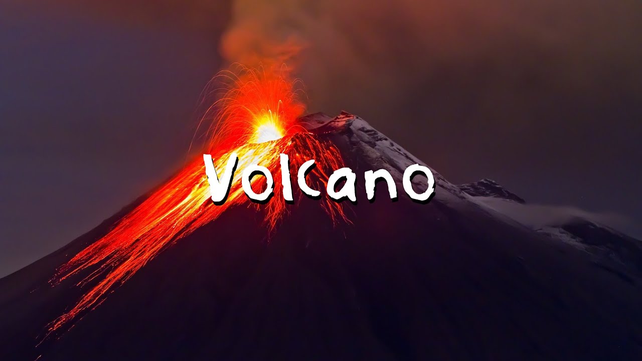 Volcano & Lava 4K - Relaxation Video With Calming Music - YouTube