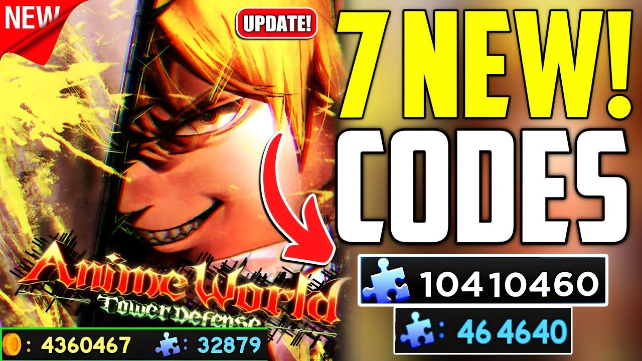 ⚠️NEW!⚠️ANIME WORLD TOWER DEFENSE ROBLOX CODES 2023 - ANIME WORLD TOWER ...