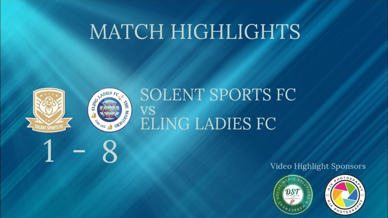 Solent Sports FC vs Eling Ladies FC - YouTube