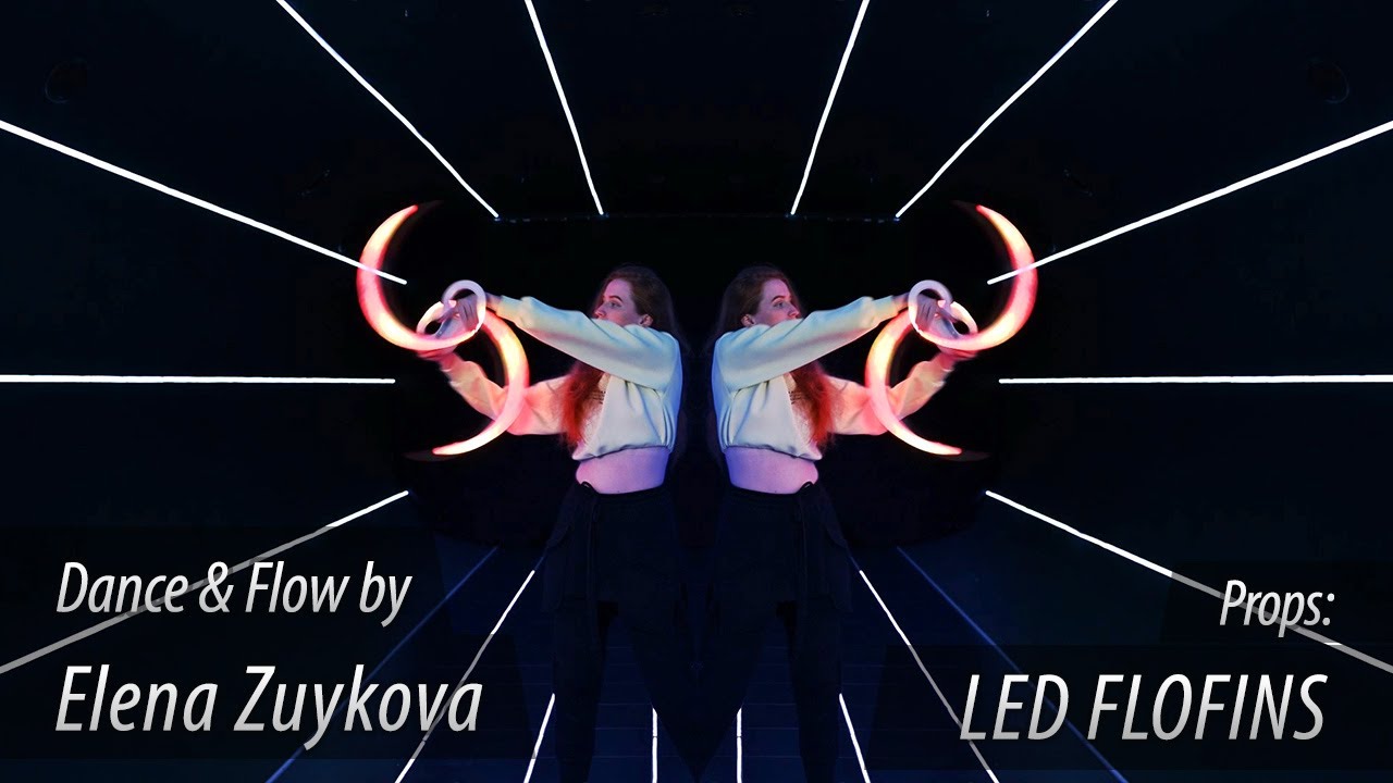 LED Flofins / Halfgengs / Flow spinning & tricks - YouTube