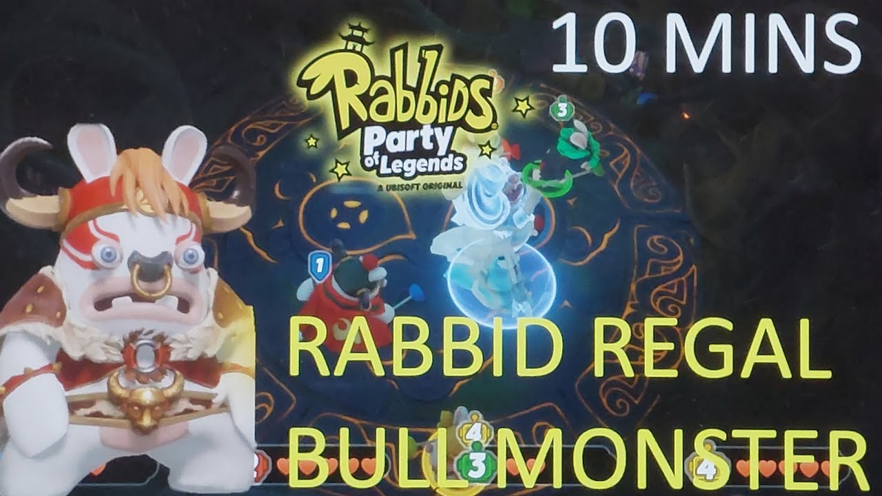 Rabbids: Party of Legends - 10 Minute Solo Minigames with Rabbid Regal ...
