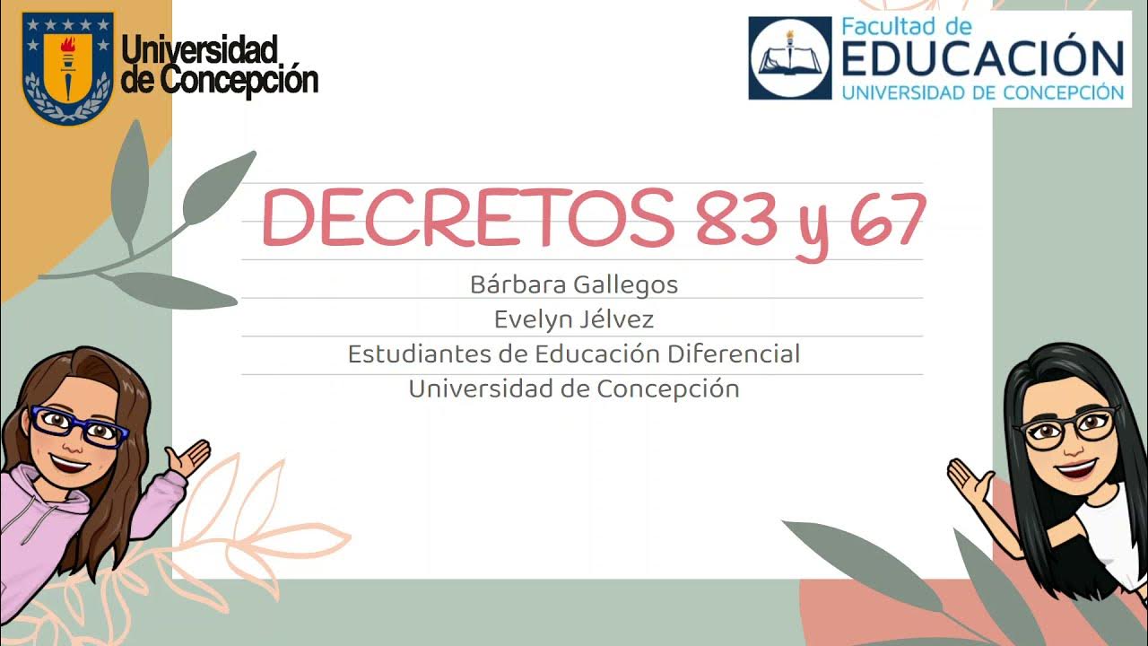 Decreto 83 y 67 en 3 minutos - YouTube