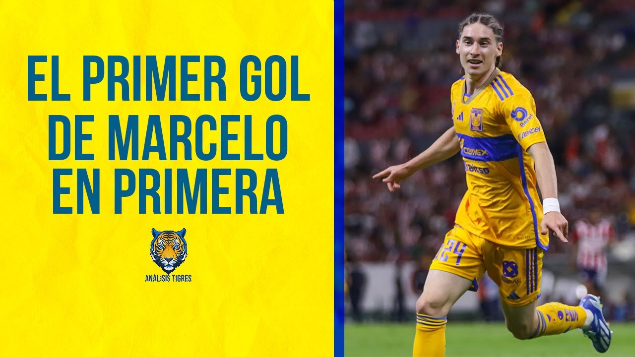 El primer gol de Marcelo Flores con Tigres - YouTube