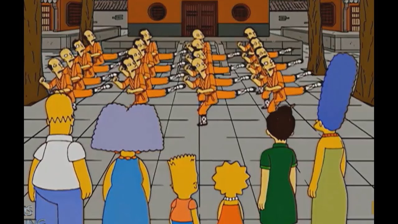 The Simpson Came To China To Visit The Wild Dojo ! - YouTube