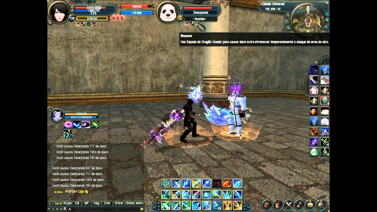 Perfect World - Skills 100 - Arcano - [Glória do Combate/Contra-Ataque ...