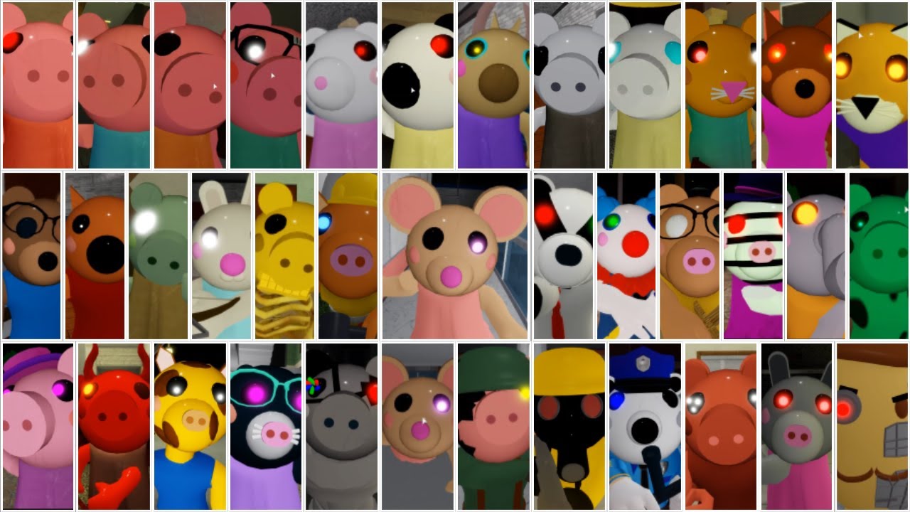 ROBLOX PIGGY ALL JUMPSCARES - YouTube