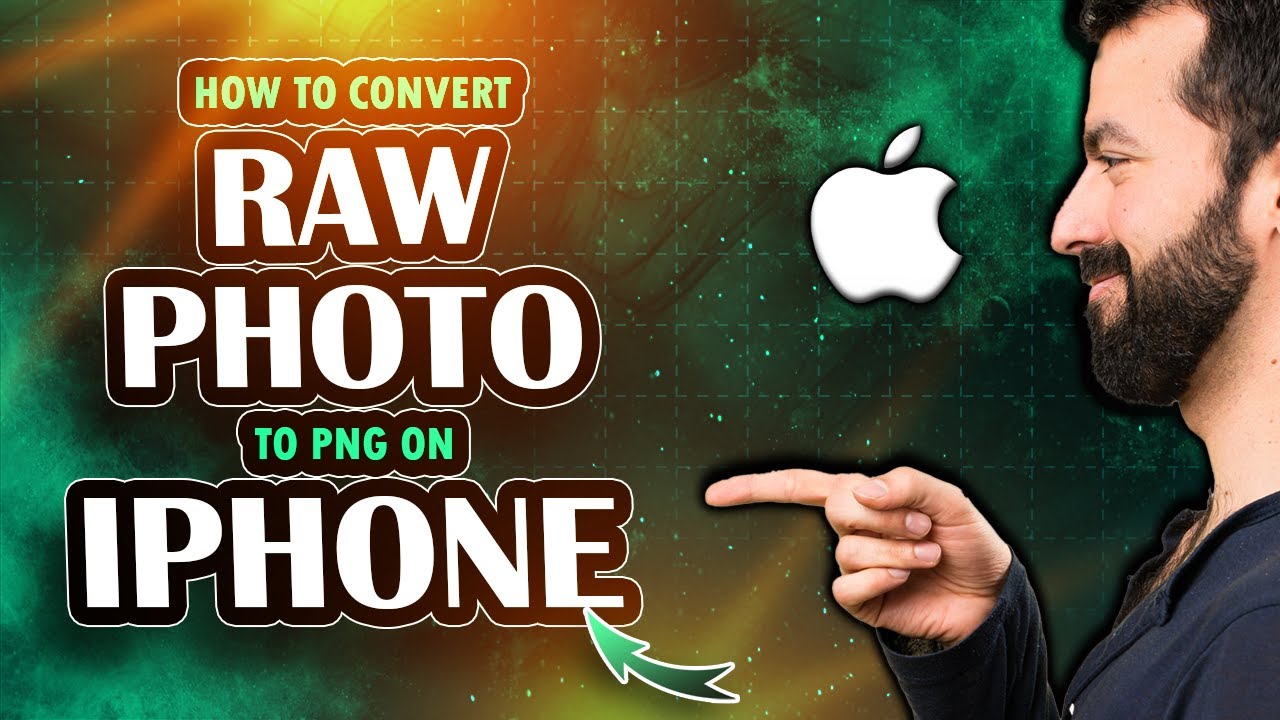 How to convert raw photo to png on Iphone (2025) - YouTube