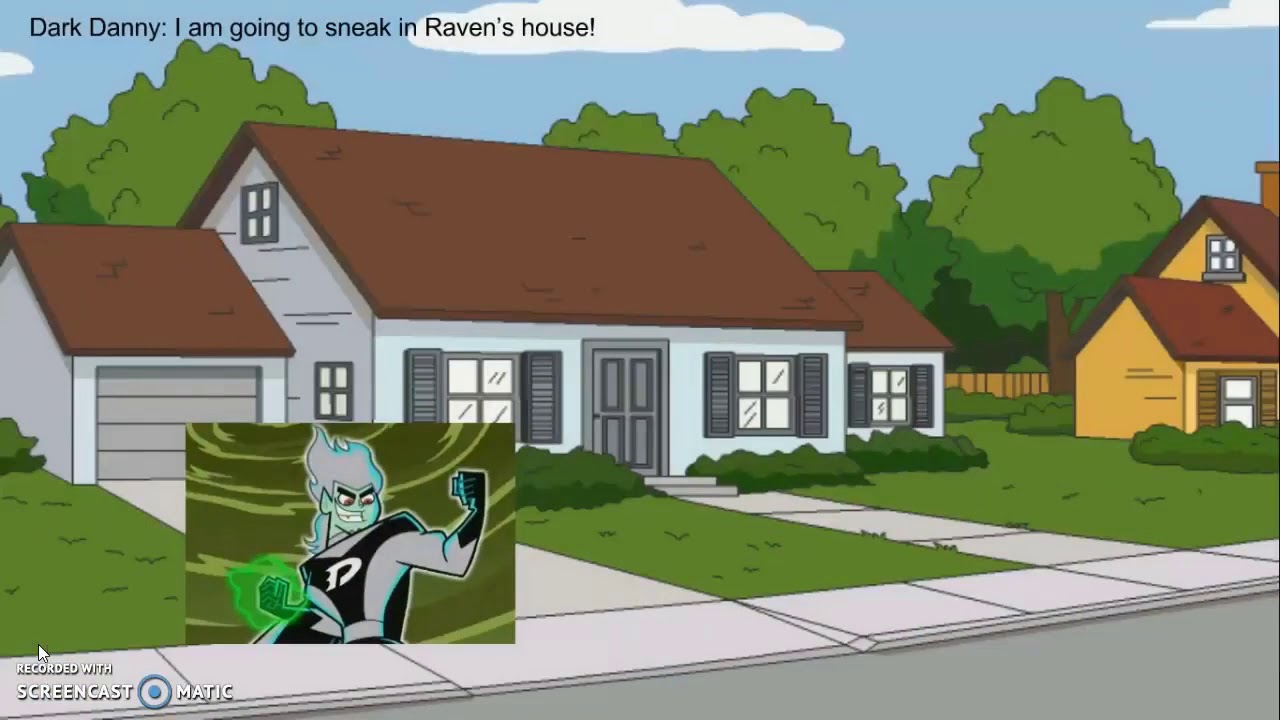 Dark Danny sneaks to Raven's house and gets grounded - YouTube