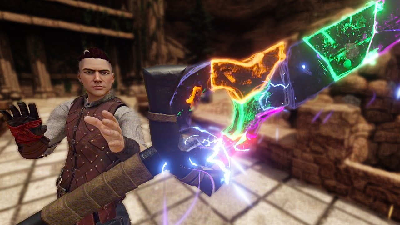 I FROZE TIME AND USED THE MAGIC ELEMENTAL BLADE in Blade and Sorcery VR ...