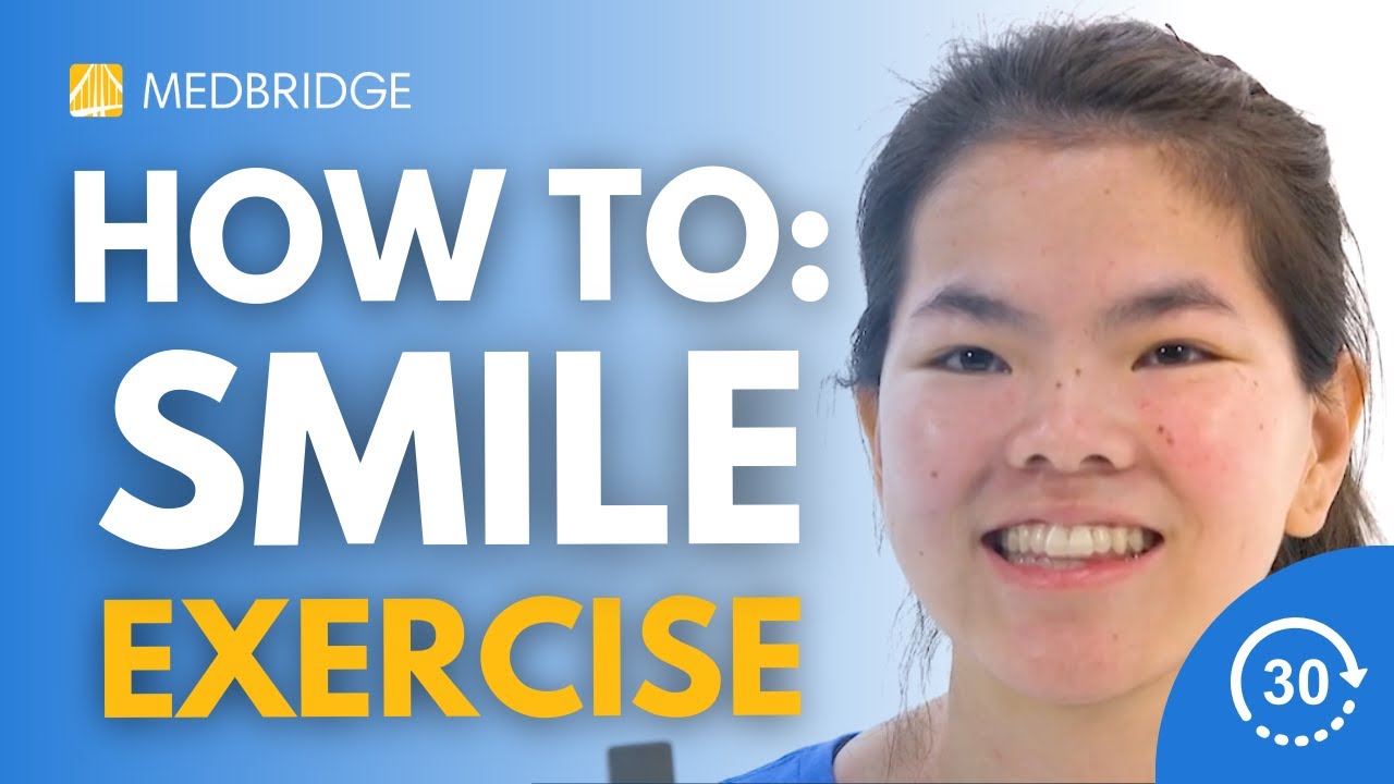 How to Do a Smile Exercise | MedBridge - YouTube