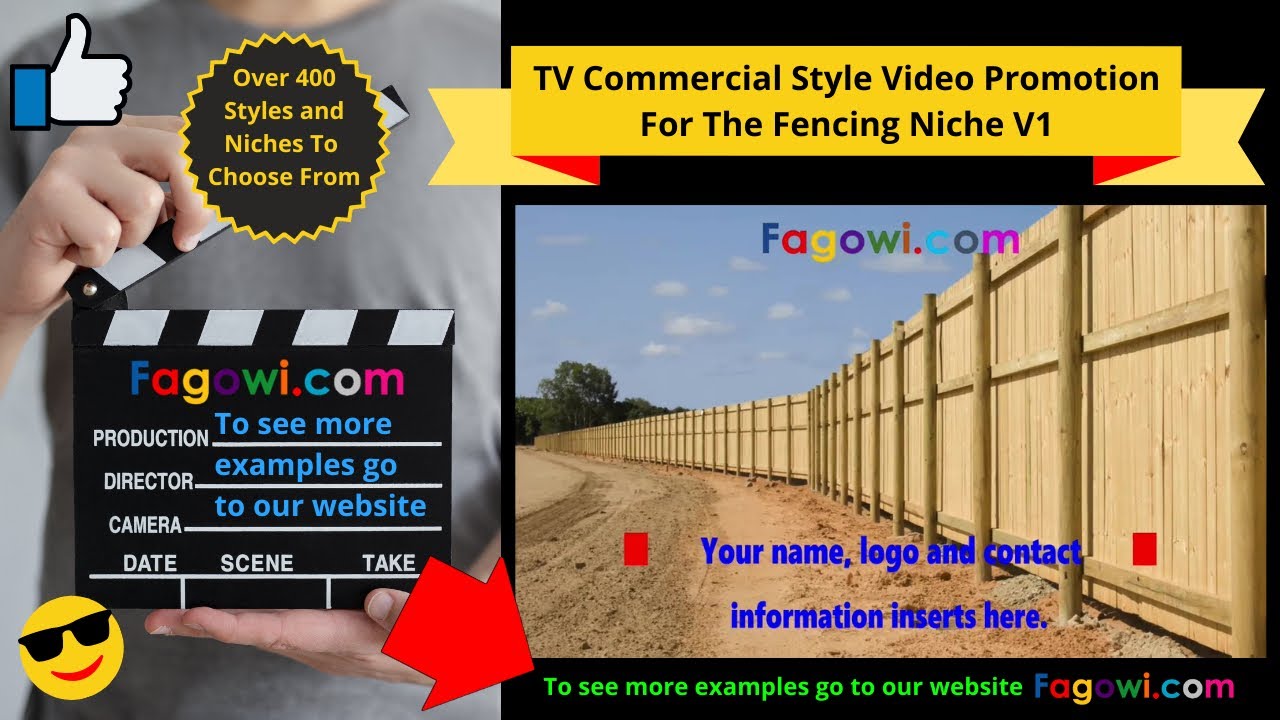 Fencing Video Ad V1 TV Commercial Style For Online Digital Marketing ...