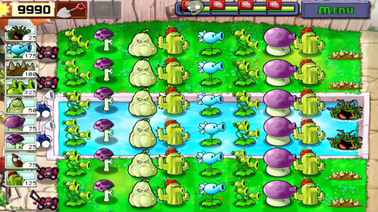 PLANT VS ZOMBIE • POOL LEVEL 7 GAMEPLAY • ADVENTURE FULL HD - YouTube