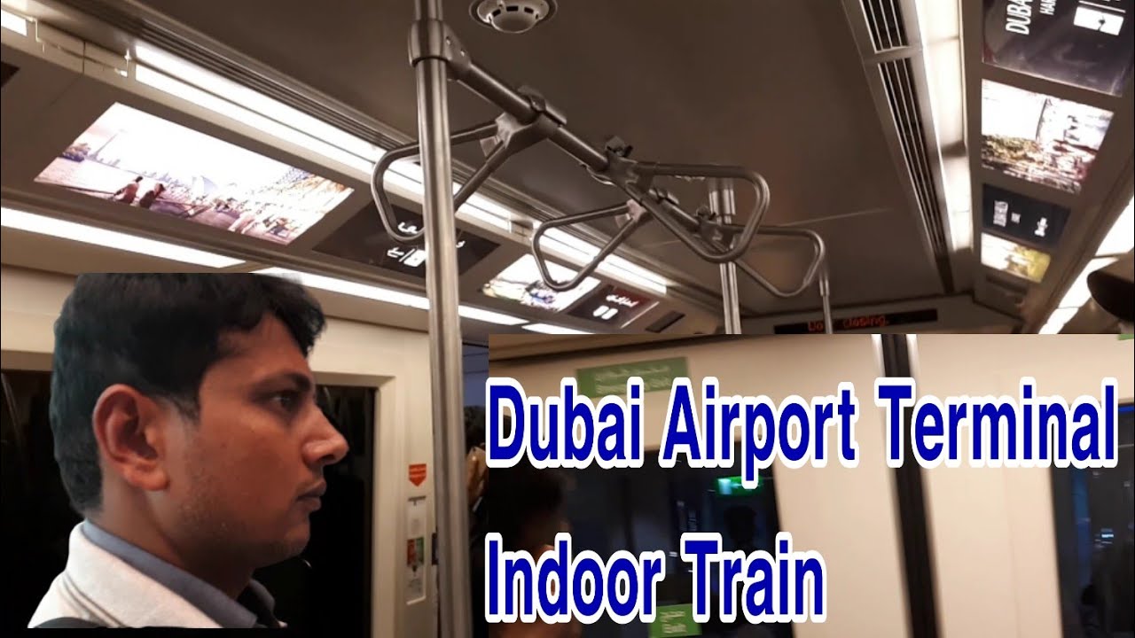 Dubai Airport Treminal Three Indoor Train | Abid Aziz Official - YouTube