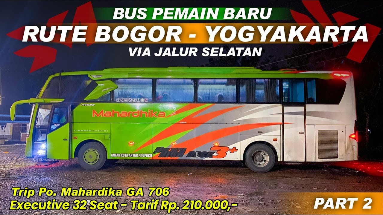 BUS MAHARDIKA TEAM JOGJA VIA JALUR SELATAN😍 LIGA JALUR SELATAN NYEBUR ...