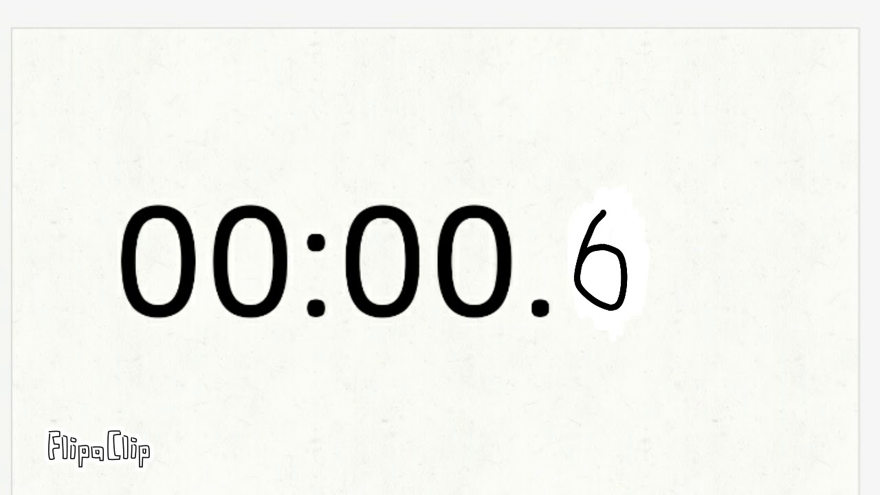 timer 1 second - YouTube