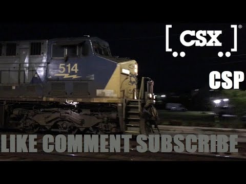 [CSXT]514 CW44AC & 583 CW44AC Leads A Pretty Long Q470-10 NB Through Fay NC W/A Nice K5HL On 1 ...
