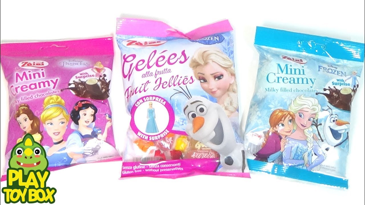 Zaini Surprise Frozen Princess Toys Chocolate & Candy Jelly Slime Clay ...