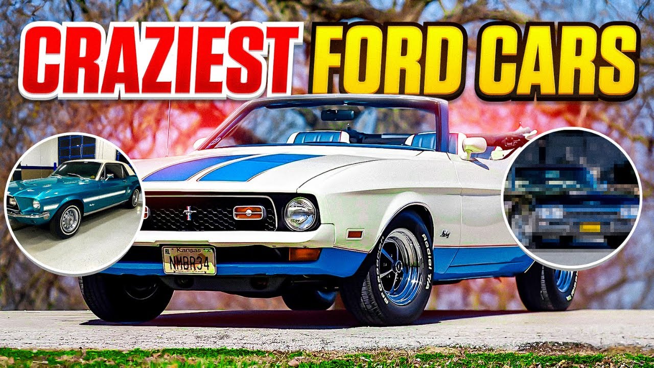 15 Of The CRAZIEST FORD Muscle Cars You've NEVER Seen - YouTube