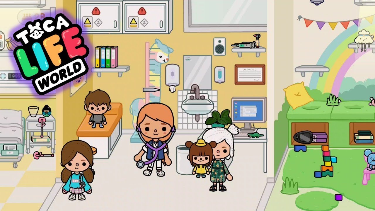 DIA DE LOUCURA NO HOSPITAL no TOCA LIFE WORLD - YouTube