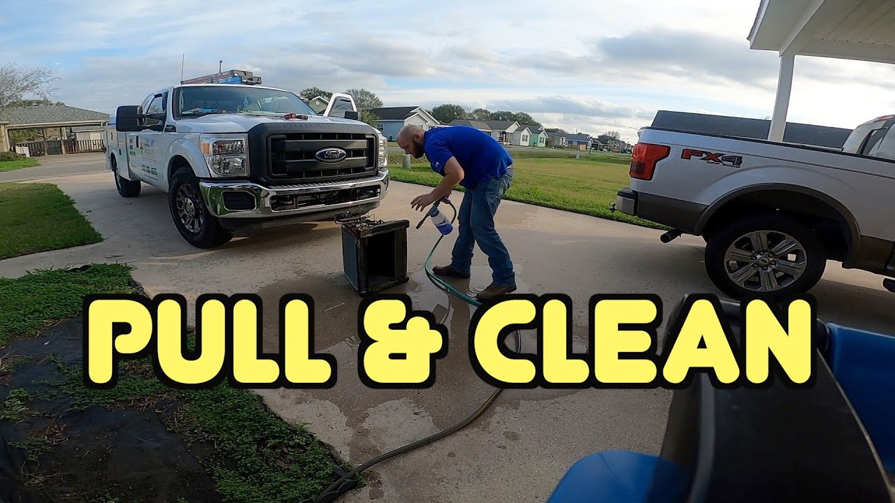 Pull and Clean a Evaporator Coil - YouTube