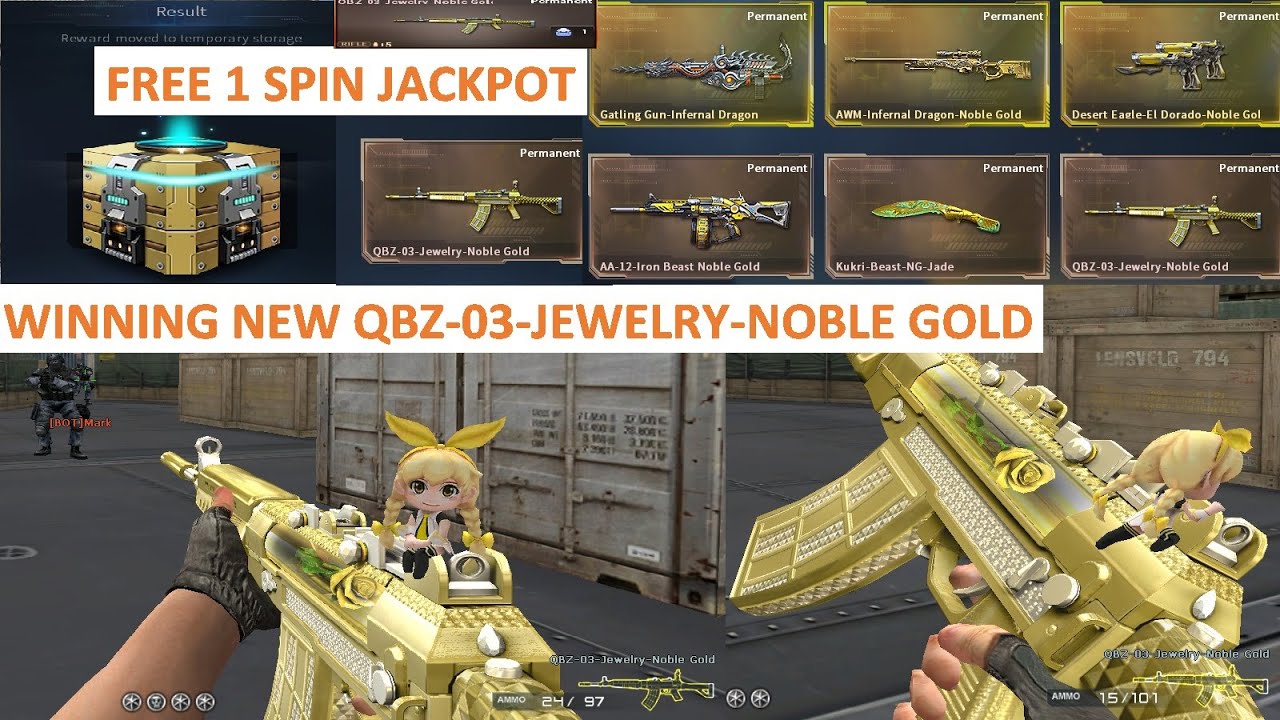 WINNING NEW QBZ-03-JEWELRY-NOBLE GOLD CROSSFIRE PH - YouTube