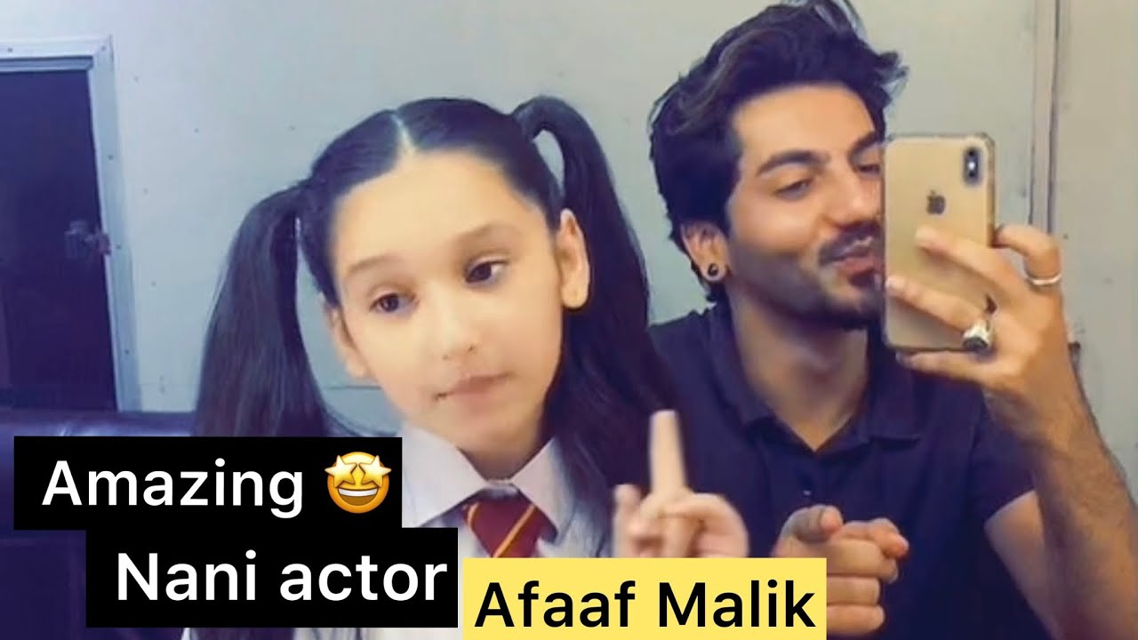 Afaaf Malik | nani moni actor 😊 |AFAAF MALIK k Sath gup shup - YouTube