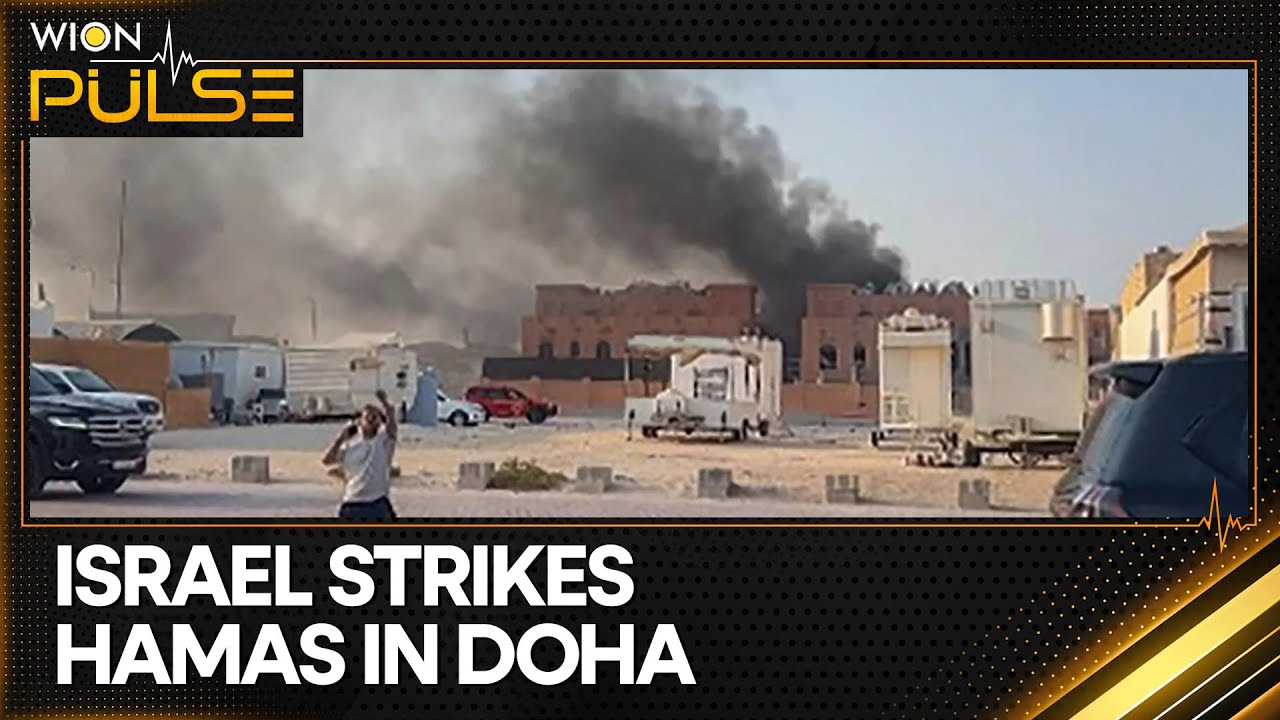 Explosions Rock Doha As Israel Attacks Hamas Leadership | PULSE - YouTube