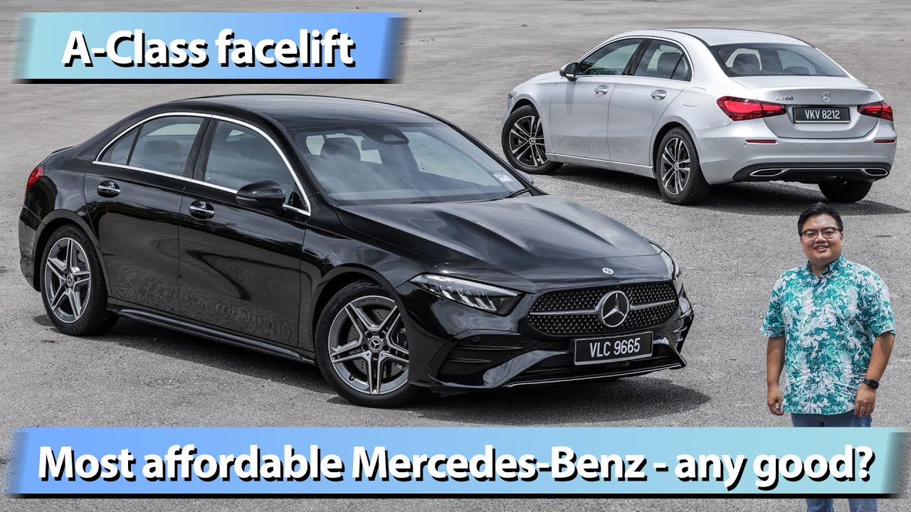 V177 Mercedes-Benz A-Class Sedan facelift Malaysian review - A200 vs ...