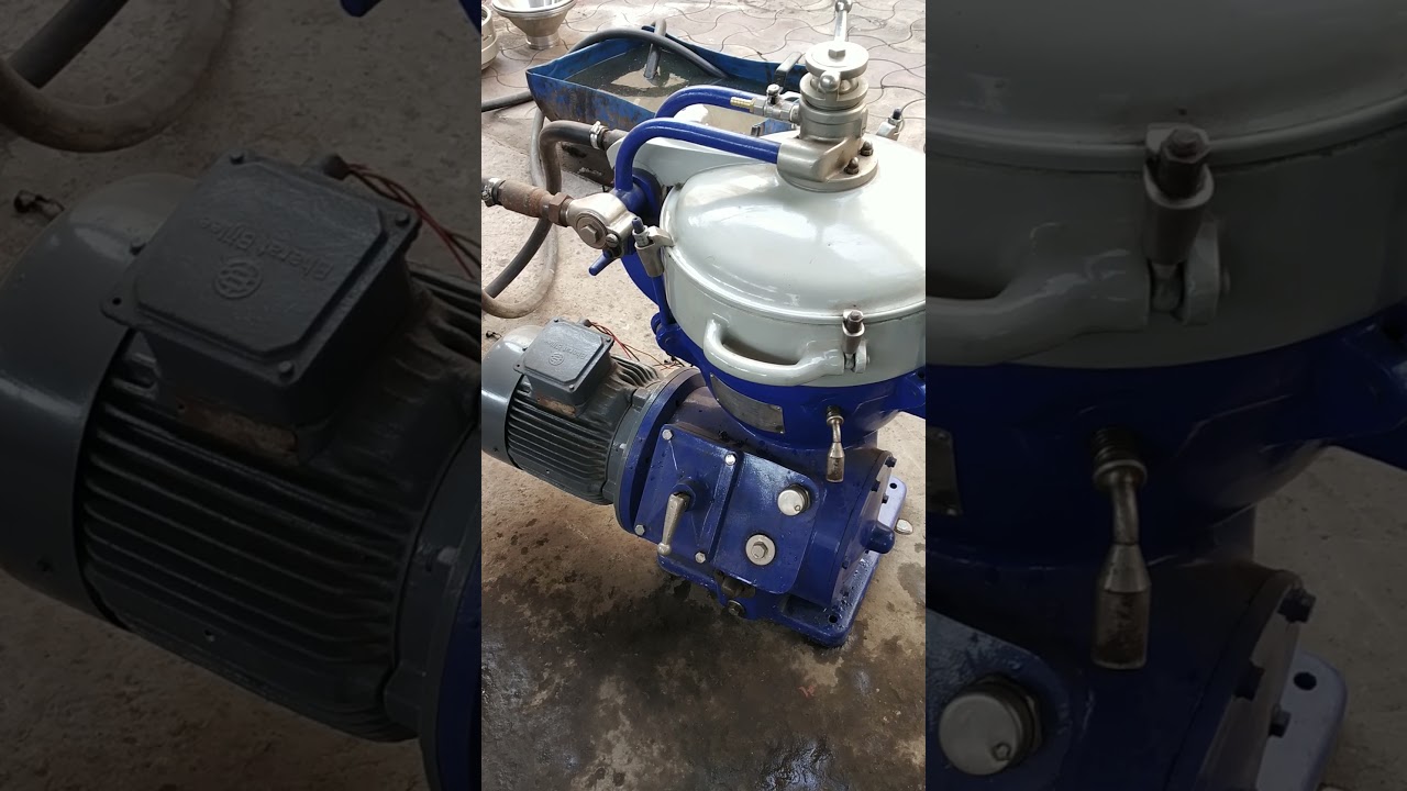 ALFA LAVAL MMB 304 CENTRIFUGE SEPARATOR ( HIGH SPEED BELT DRIVEN) - YouTube