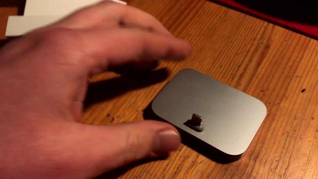 Apple iPhone Lightning Dock for iPhone 7 unboxing and instructions ...