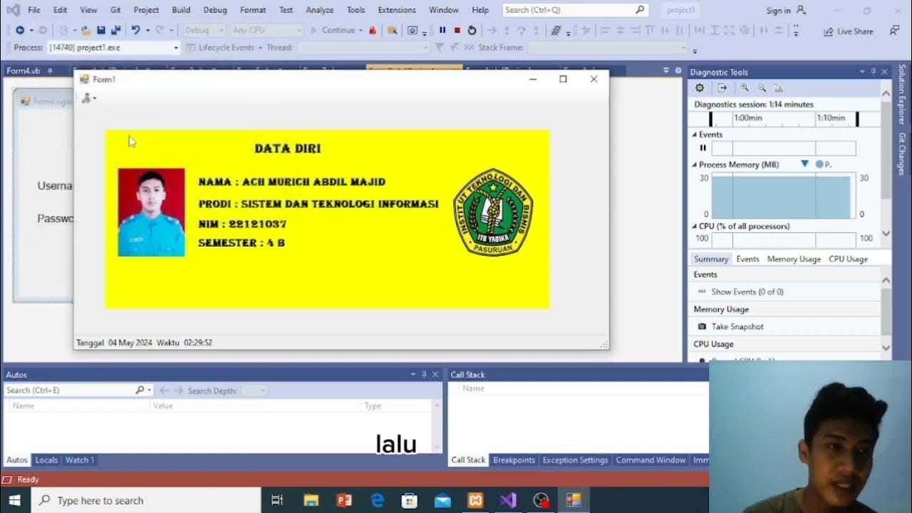 Membuat Menu Login - YouTube