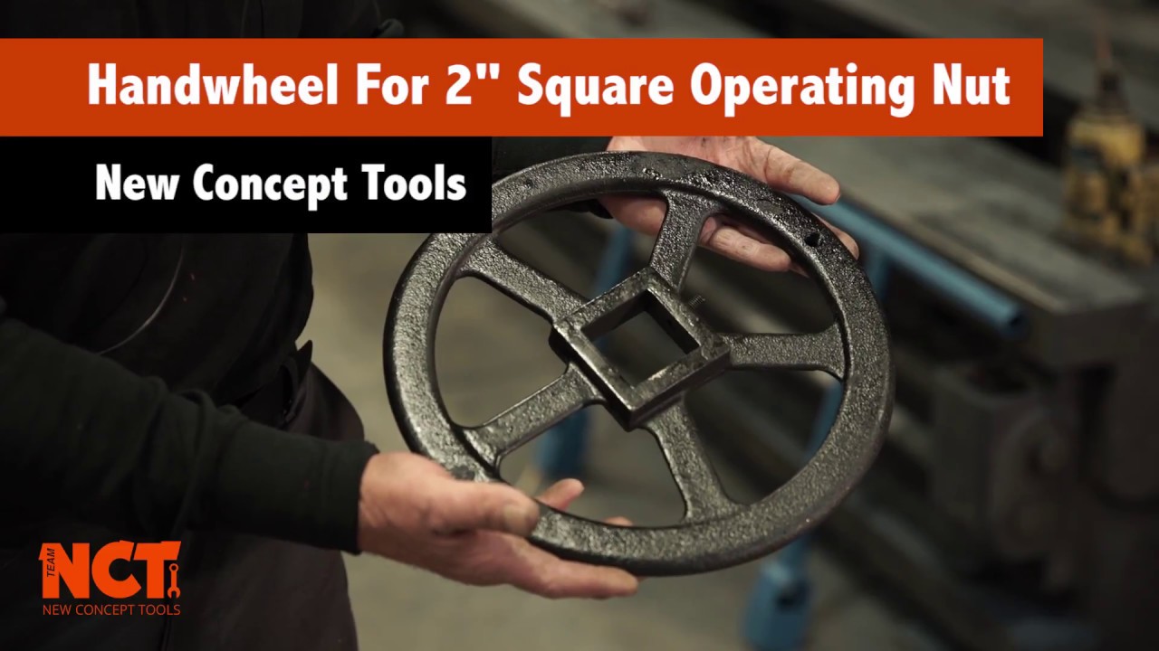 Handwheel for 2" Square Operating Nut - YouTube