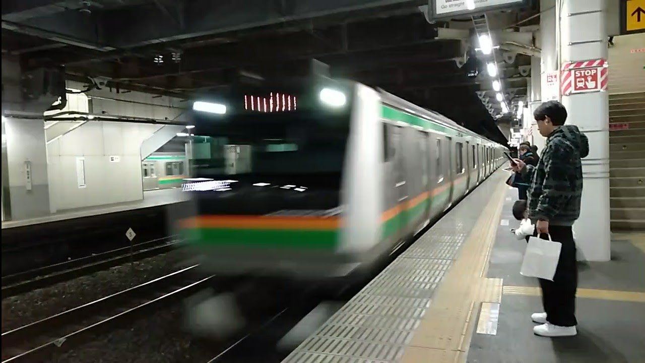 JR宇都宮線E233系＋E231系回送車 小山通過 - YouTube