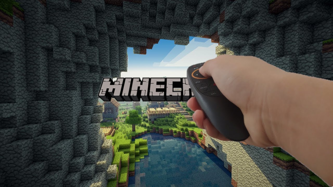 Well, I played minecraft with a tv remote... - YouTube