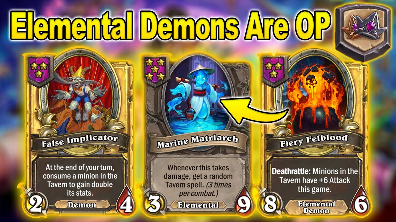 NEW Elemental Demons Are So Cool At BG Duos! | Christian Hearthstone ...
