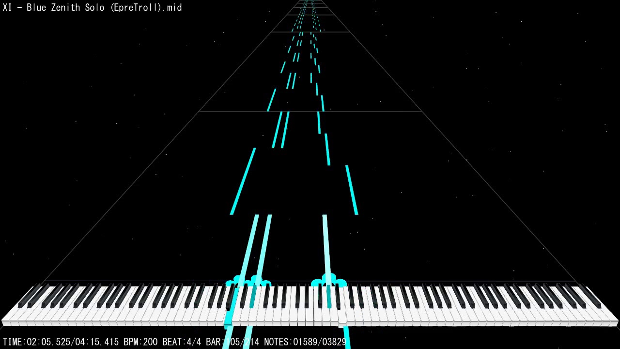 [MIDI] xi - Blue Zenith | Piano Arrangement by EpreTroll Accords - Chordify