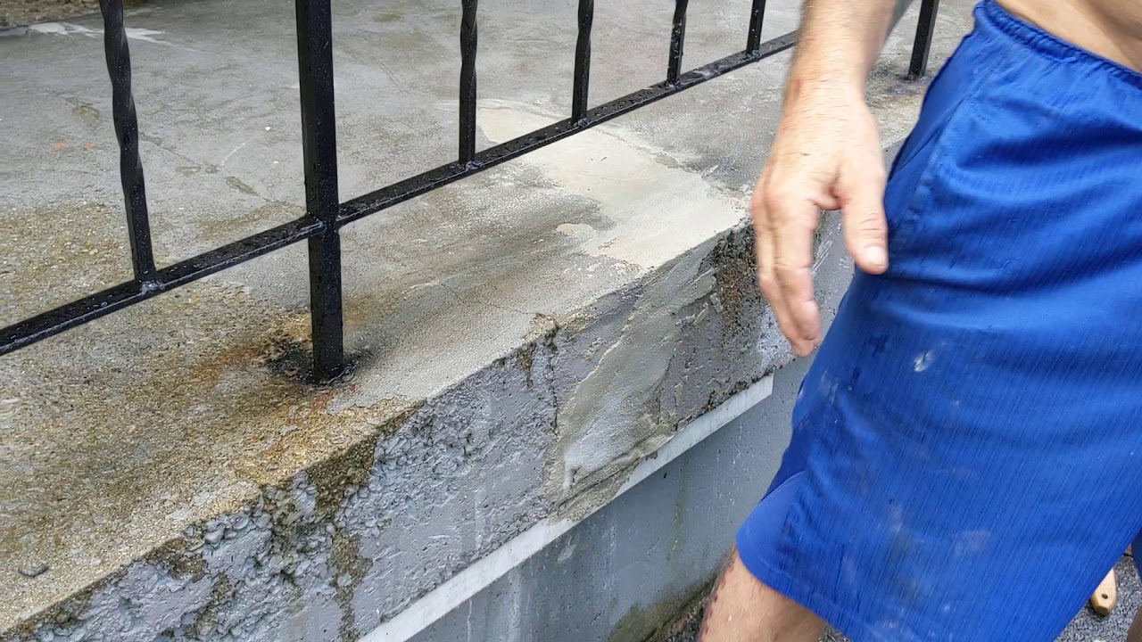 2020-06 dale calawa patch handicap ramp cement - YouTube